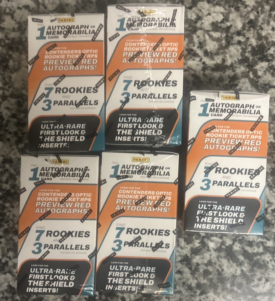 2024 Panini Zenith NFL Football (5) FIVE Blaster Boxes NEW FACTORY ...