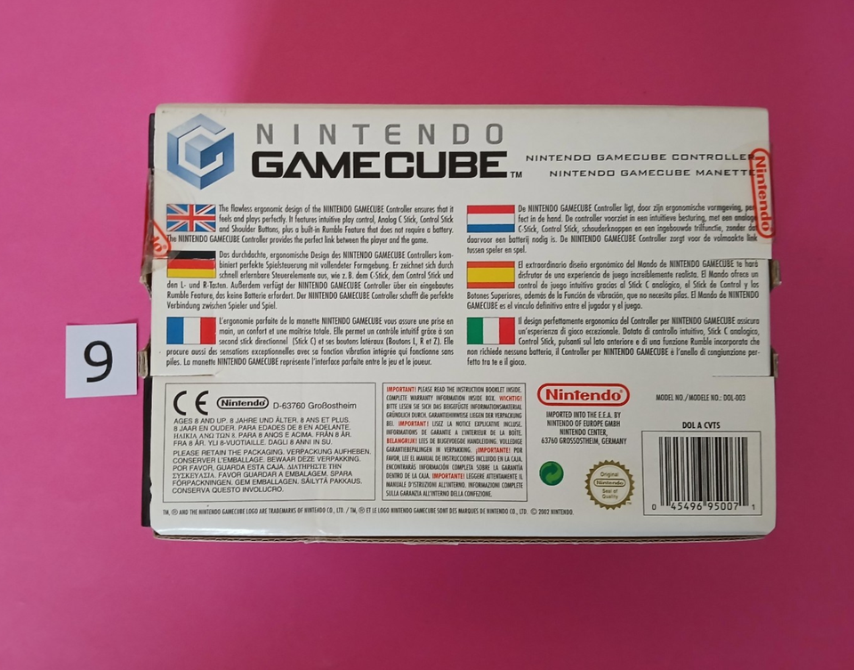 Mando Nintendo Gamecube Púrpura y Transparente - Oficial En Caja ...