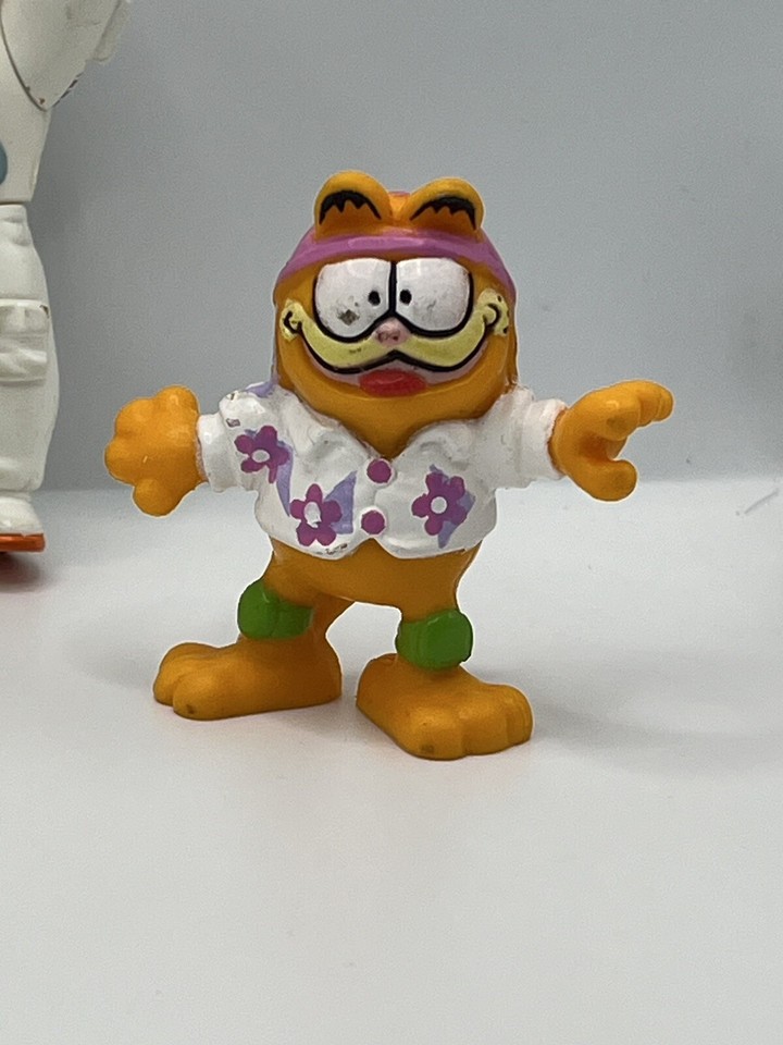 Simpsons Astronaut Marge Lisa Maggie Figures Buzz Aldrin Lot Garfield ...