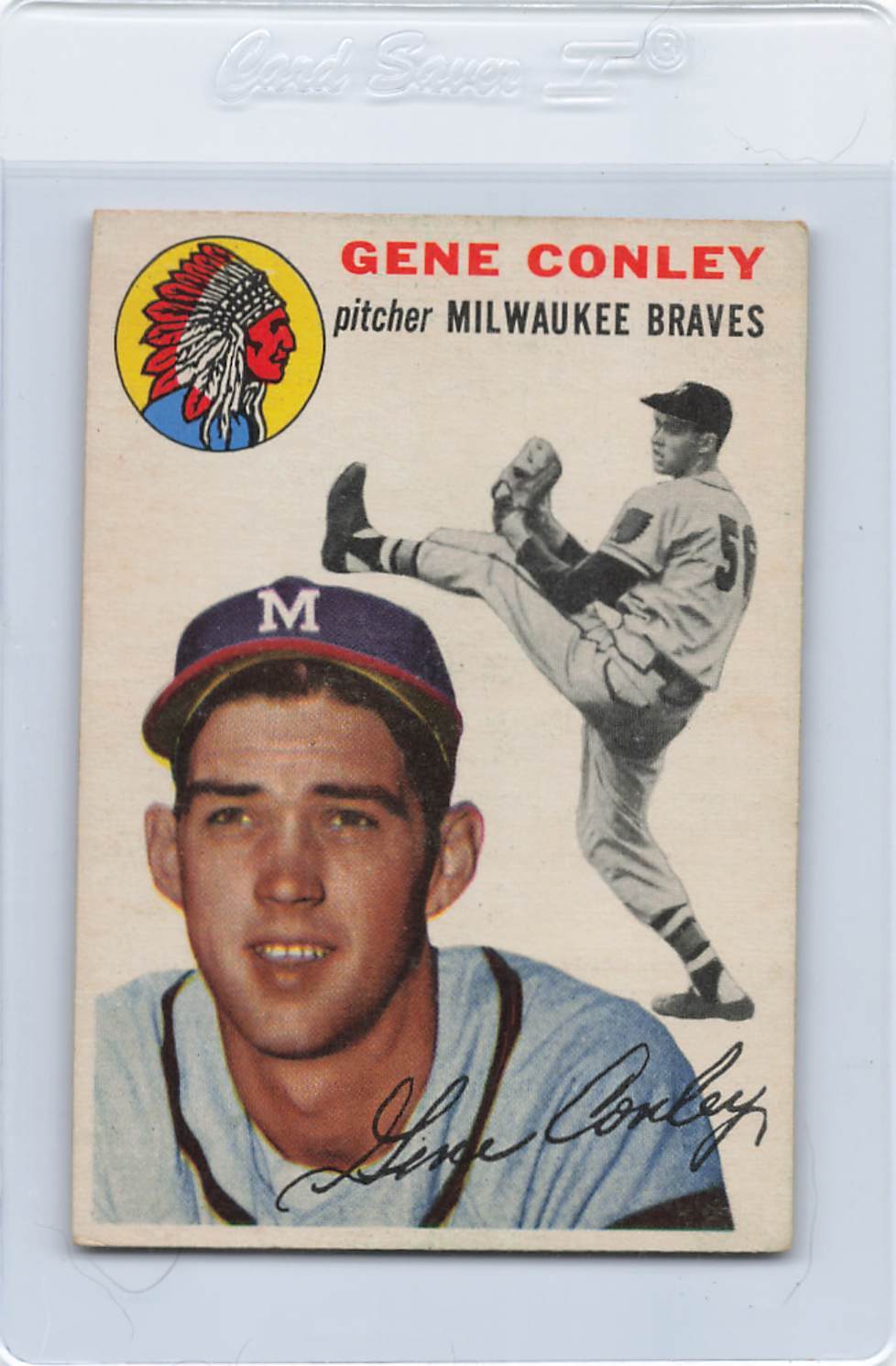 1954 Topps #59 Gene Conley Braves EX/MT *DA-D486 | eBay