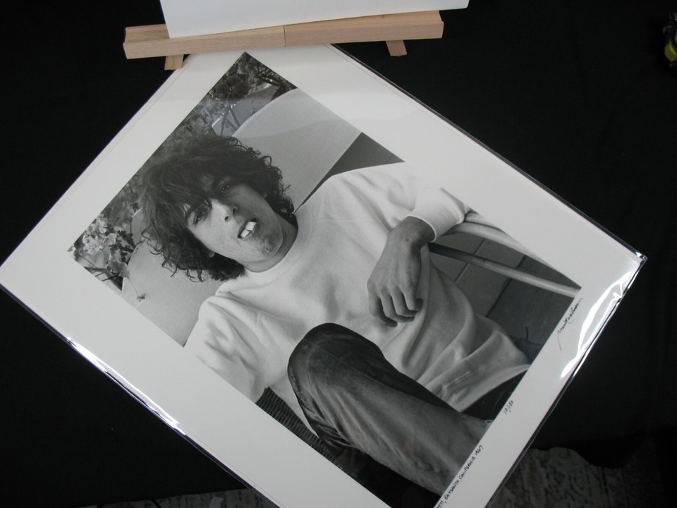 RARE Syd Barrett Pink Floyd 1967 16x20 BW Photo Signed Baron Wolman #10 ...