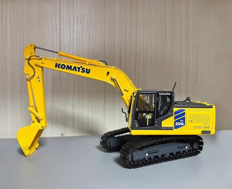 1/50 Scale KOMATSU PC200i-12 Hydraulic Excavator Diecast Model Toy ...