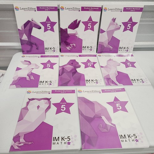 Grade 5 Student Workbooks - Units 1-8 - Learn Zillion Illustrative ...