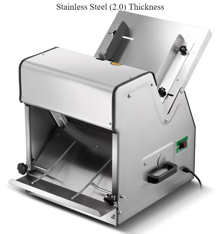 Commercial Toast Bread Slicer 12mm Thickness Electric Bread Cutting ...