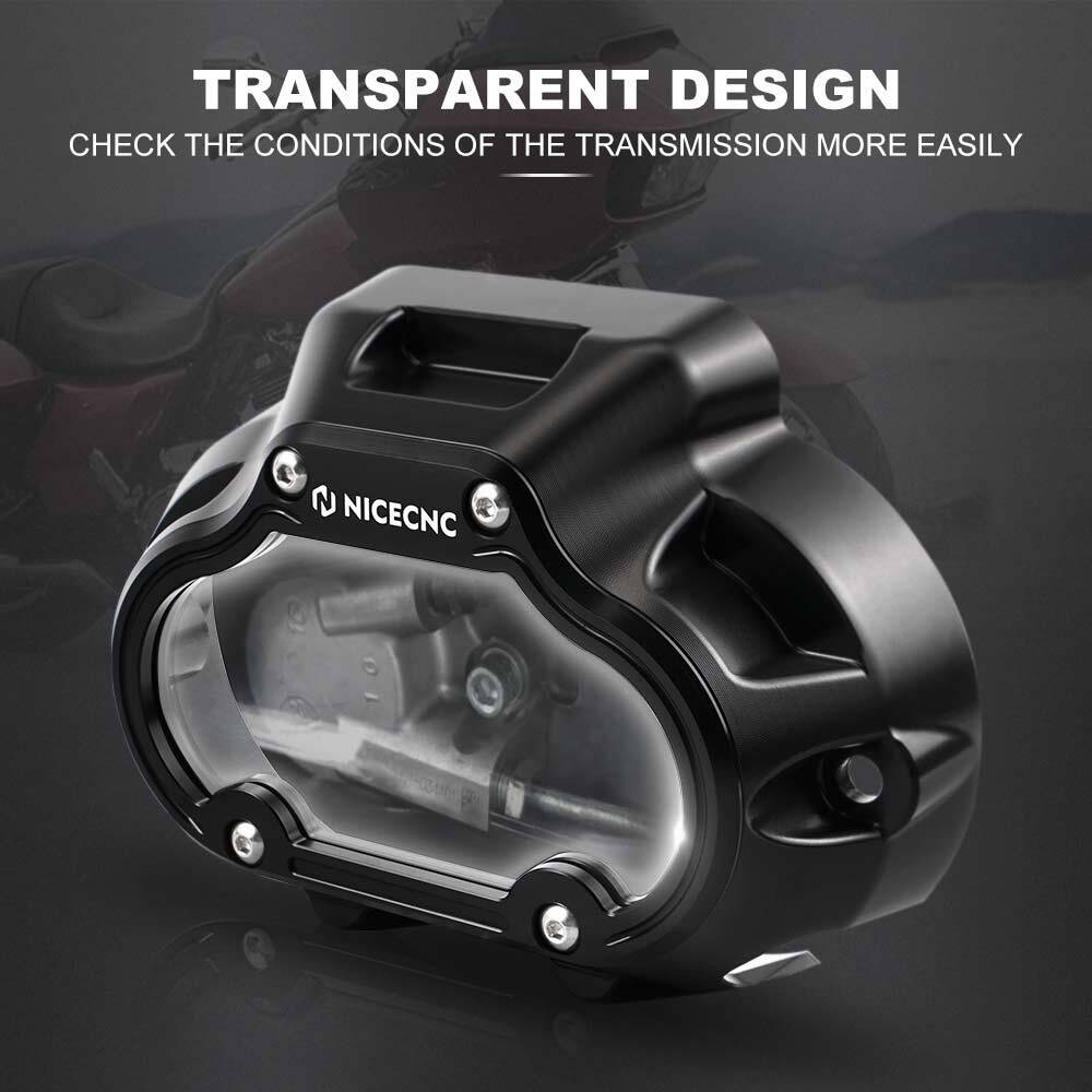 NiceCNC Clear Transmission Side Cover For Harley FLTRX 1KHC ROAD GLIDE ...