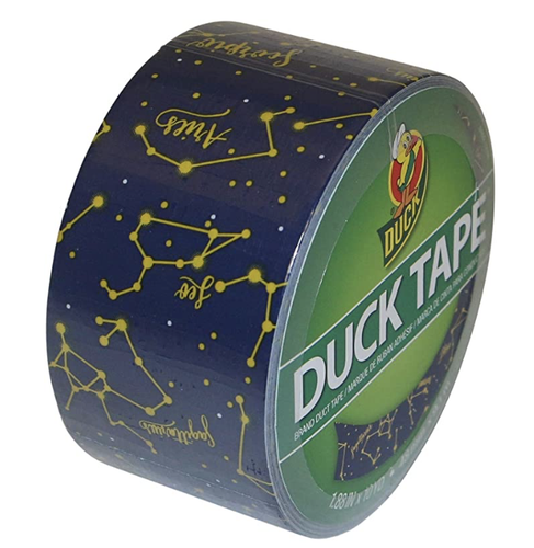 Duck Tape Printed Duct Tape, Multicolor Astrological Signs, 1.88" x 10 ...