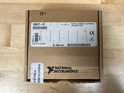 National Instruments NI 9977 196917-01 Slot Filler Module | eBay
