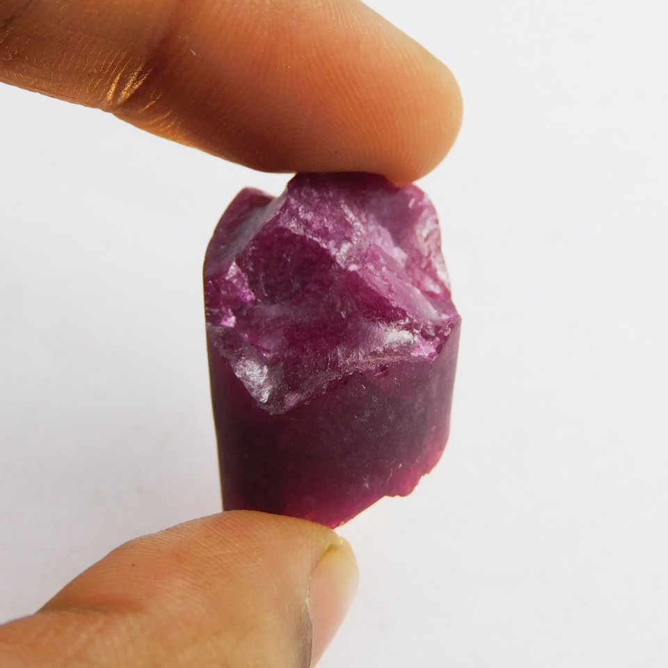 Natural Uncut Red Ruby 55.45 Ct Raw Uncut CERTIFIED Rough Loose ...