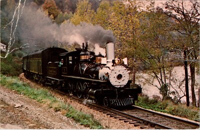 Toecane, NC Clinchfield 1 Steam Train Vintage Chrome Postcard F475 | eBay