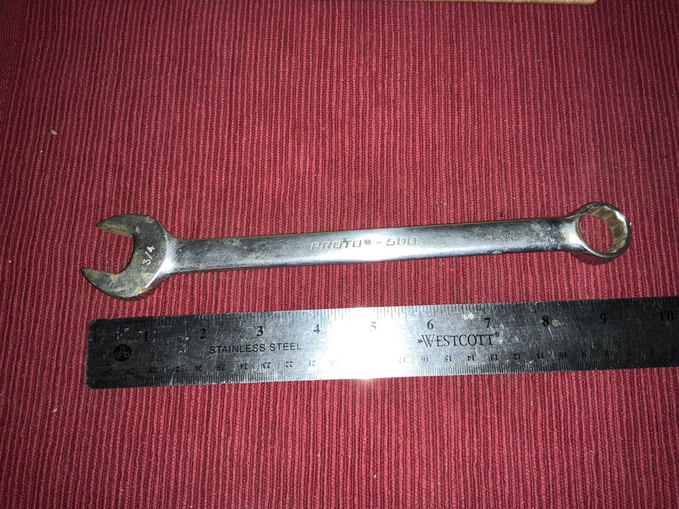 Proto Professional Tools USA Model 1224 -500 Vintage SAE 3/4 ...