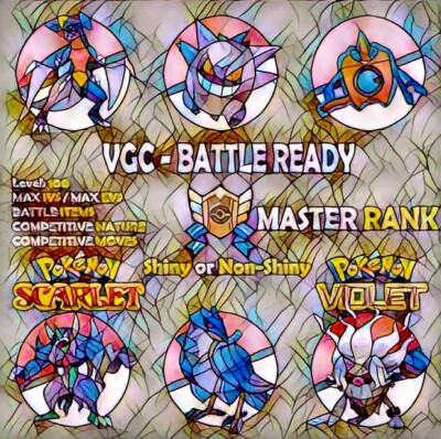VGC SERIES 1 - COMPETITIVE TEAM DOUBLES Master Rank -Pokémon Scarlet ...
