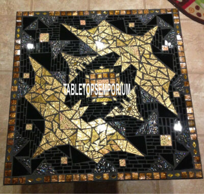 55" Marble Side Countertops Table Mosaic Handmade Inlay Stone Home ...