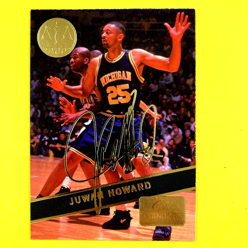 Juwan Howard 1994 Signature Rookies Gold Standard Gold Signature #GS9 ...