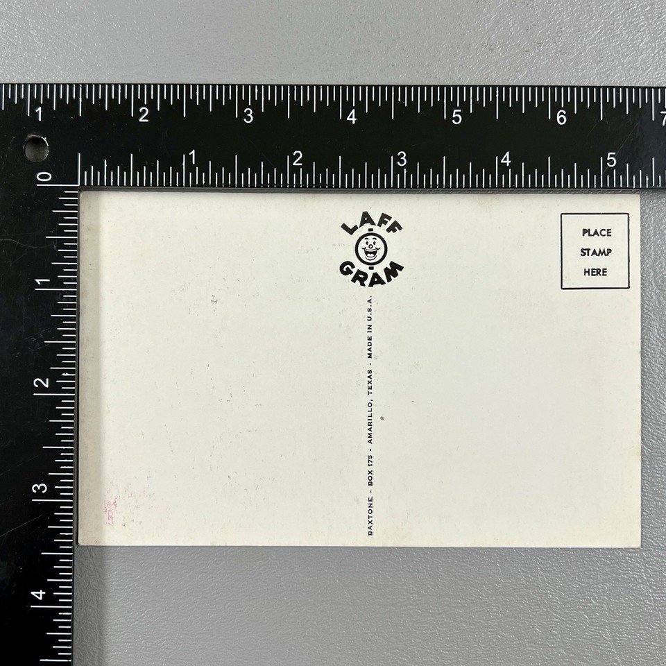 Laugh Gram Postcard Humor Risque Cowgirl Cowboy Cartoon Farm Baxtone | eBay