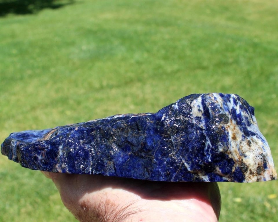 3.2 POUND BLUE SODALITE rough/jasper/agate/cab/rock/specimen/mineral | eBay