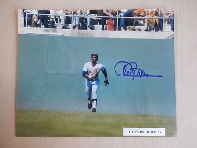 Cleon Jones Autographed 8" X 10" Photograph | eBay