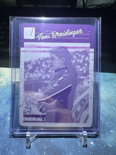 2023 Donruss Racing Toni Breidinger Retro Magenta Printing Plate 1/1 | eBay