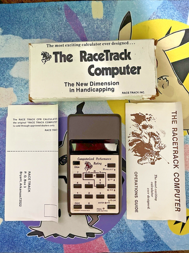 Vintage Starshine Racetrack 1978 Horse Racing Computer Calculator | eBay
