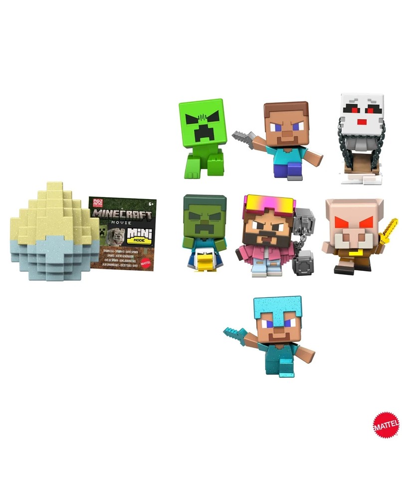 Minecraft Mini Mode Movie Spawn Egg Mini Figure (Choose Character) | eBay