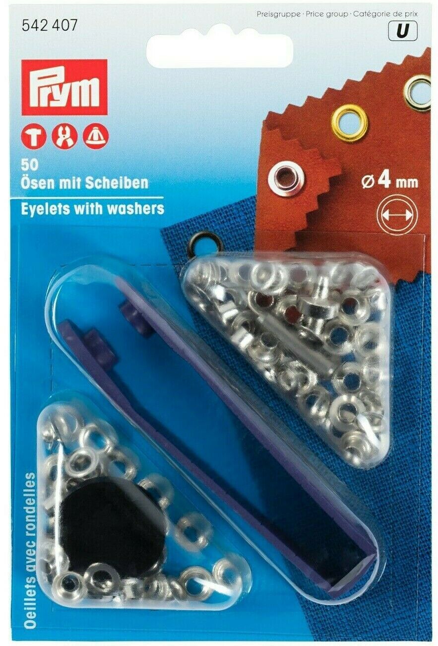 Prym Eyelets and Fixing Tool Choice of 4mm 5mm 8mm 11mm 14mm - 4 ...