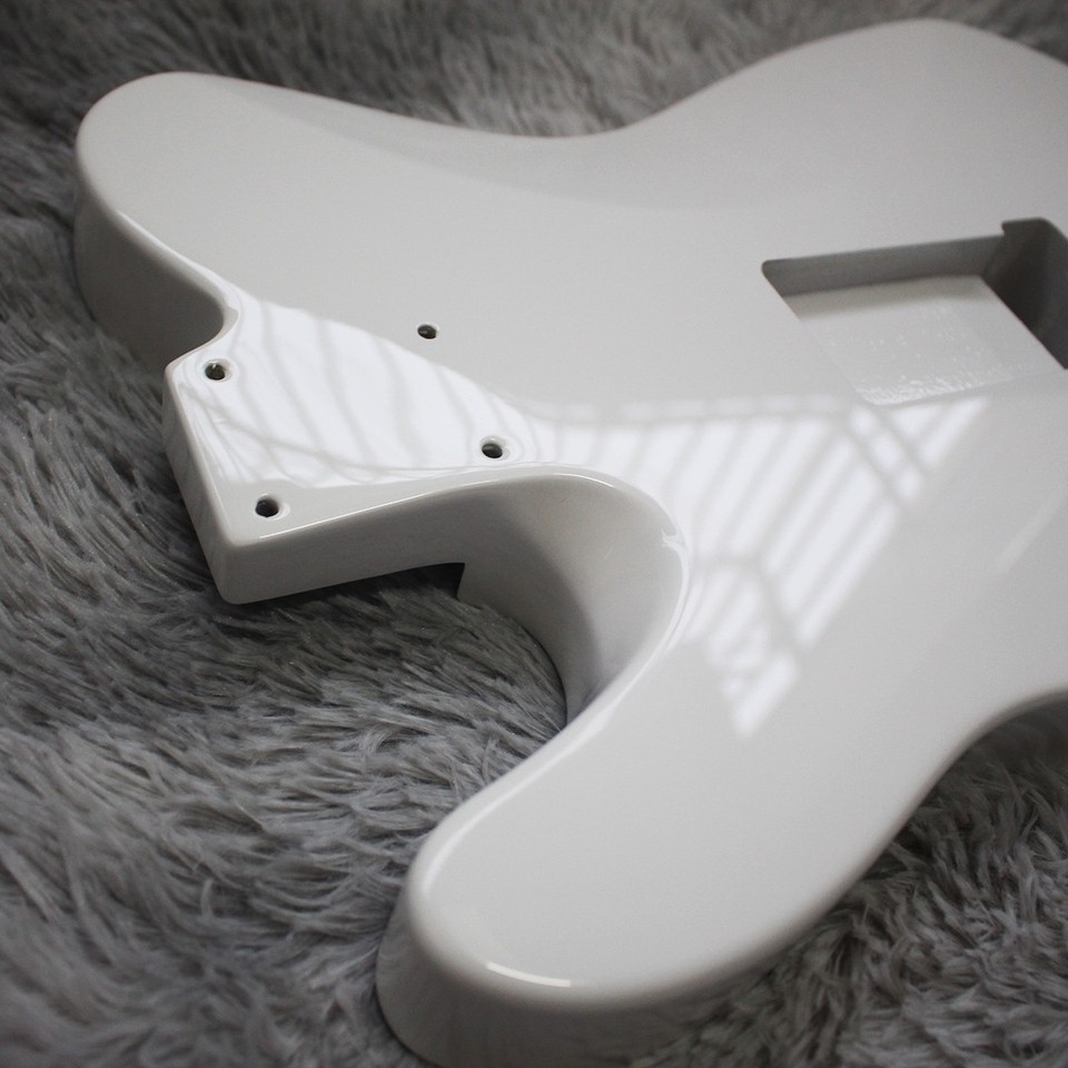 Tele Strat Hybird Body Alder SSS Pickups Style White DIY Guitar Body | eBay