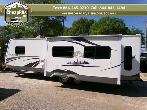 No Reserve Used Big camper travel trailer RV Slide rear living cheap ...