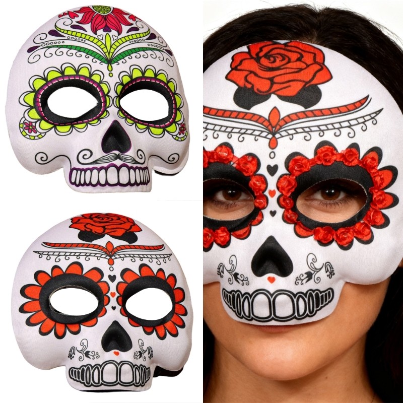 Mexicans Day of the Deads Mask Sugar Skull Mexicans Design Mask ...