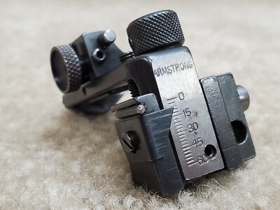 Armstrong Dual Range Sight Master Micrometer Rear Sight! Fits FN Mauser ...