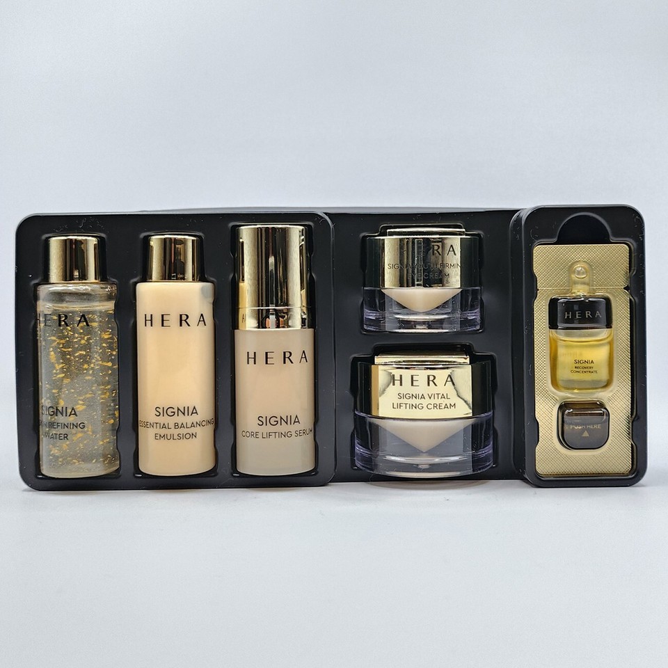 HERA Signia Deluxe Kit 6 Items Anti Wrinkles Elasticity Moisturizing K ...
