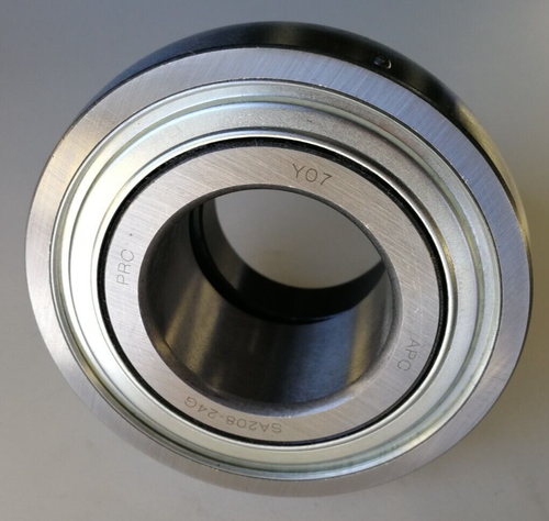 Premium SA208-24G Insert Bearing 1-1/2" Bore w/Locking Collar Re-lube ...