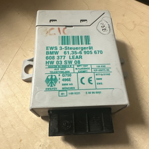 BMW E46 E39 E38 E83 E53 E85 E86 E52 3 5 7 X5 Z4 EWS 3 IMMOBILIZER ...