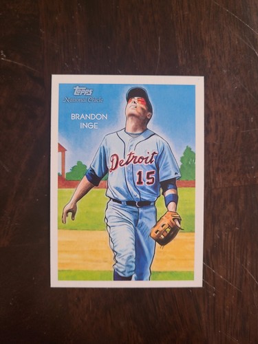 2010 Topps National Chicle Brandon Inge #47 Bazooka Ad-Back SP Detroit ...