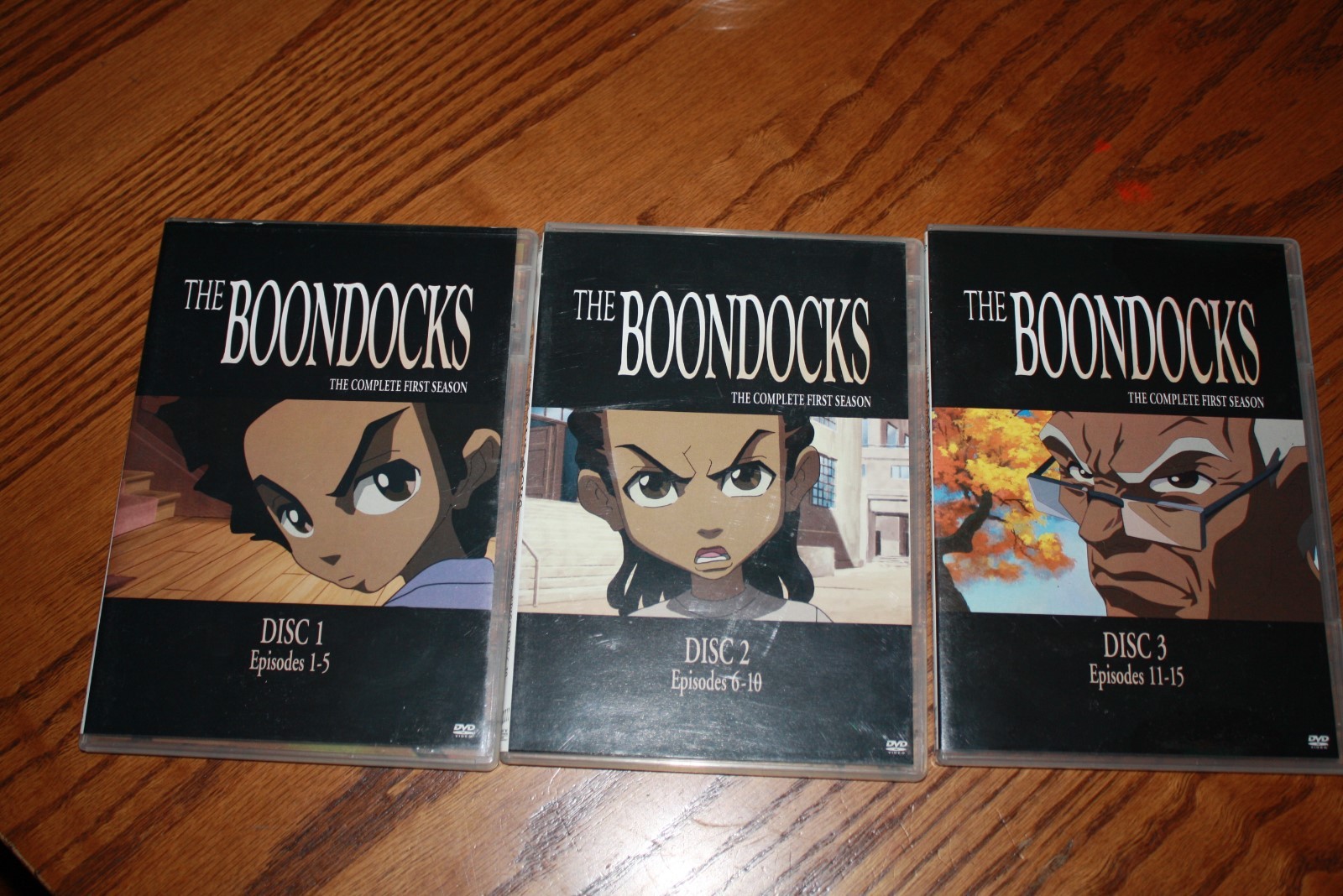 The Boondocks - Complete First Season (DVD, 2006, 3-Disc Set) Used ...