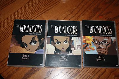 The Boondocks - Complete First Season (DVD, 2006, 3-Disc Set) Used ...