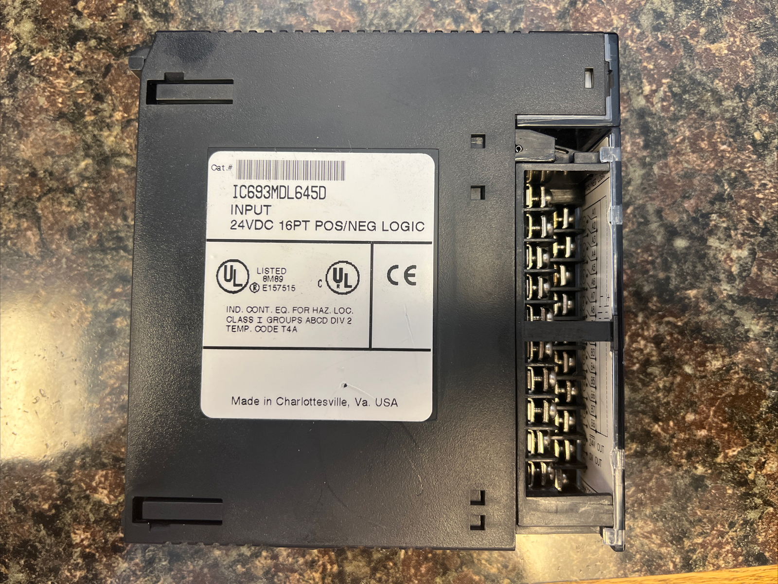 GE Fanuc IC693MDL645 24 volt DC Input Pos/Neg LOGIC MODULE | eBay