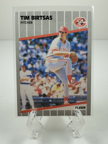 Fleer 1989 Baseball Card #152 Tim Birtsas Cincinnati Reds | eBay