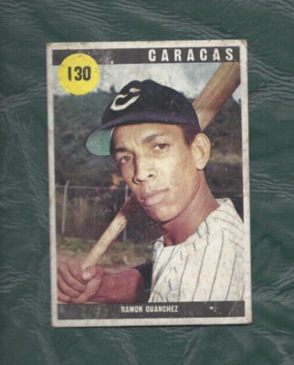 1970 Ovenca Venezuelan baseball card #130 Ramon Guanchez Caracas VG | eBay