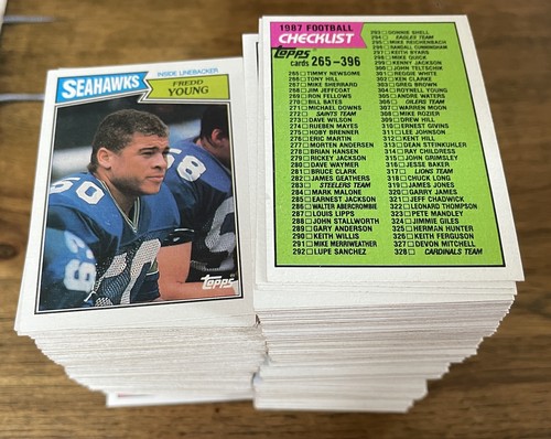 1987 Topps Football Cards 201-396 (NM) - You Pick - Complete Your Set ...