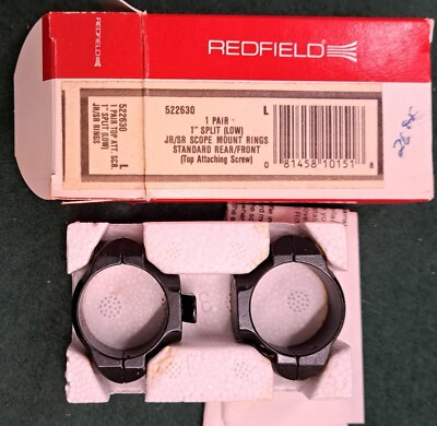 Redfield 1" Split (Low) JR/SR scope mount rings # 522630 | eBay