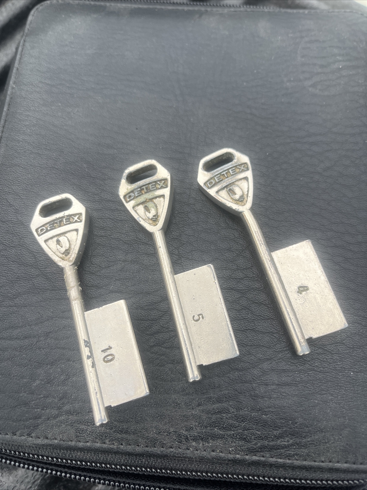 Vintage Detex Watch clock Keys LOT OF 3 | eBay