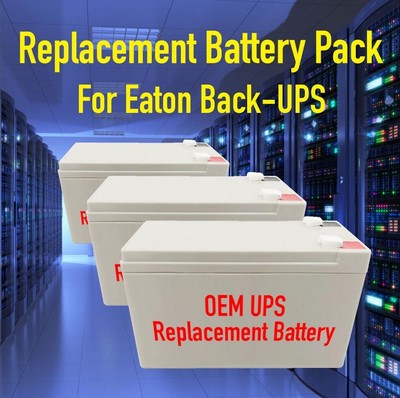 OEM UPS Replacement Battery for Eaton PowerWare 9130 1000VA PW9130 ...