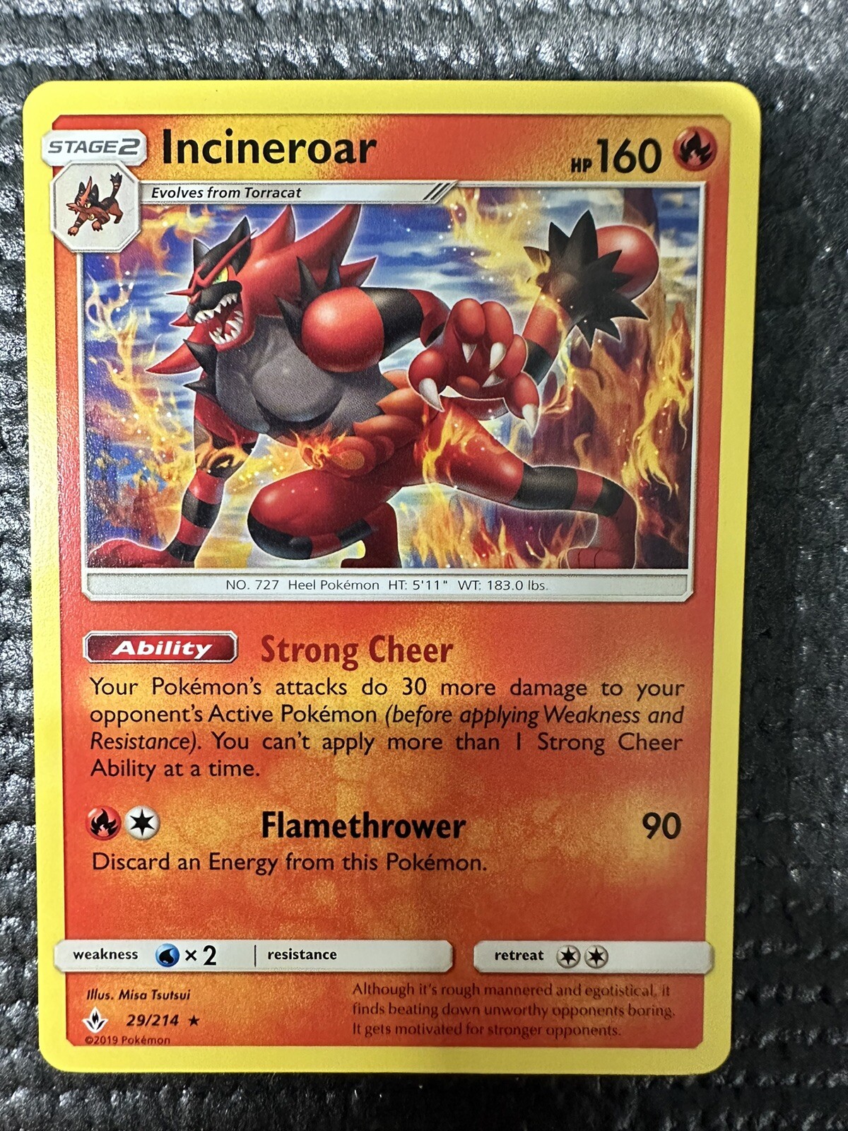 Incineroar #29/214 Unbroken Bonds Pokemon Rare Card | eBay