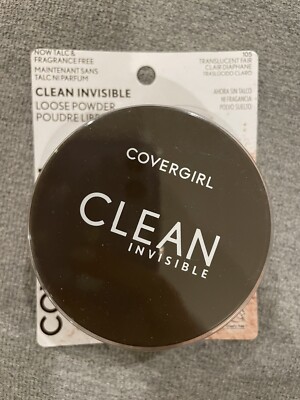 1 X CoverGirl Clean Invisible Loose Powder #105 Translucent Fair ...
