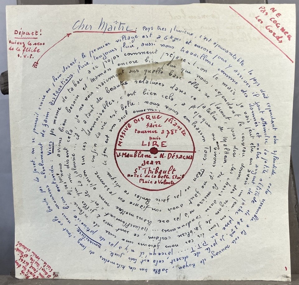 Dada Surrealist Movement: Manuscript Letter Drawings And Collages ...