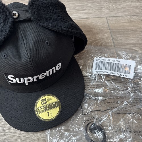 Supreme new era Hat, Wind stopper Ear Flap Hat. Size 7 1/2 | eBay