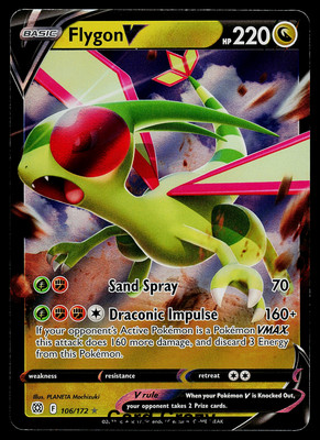 Flygon V 106/172 SWSH09: Brilliant Stars Pokemon NM | eBay