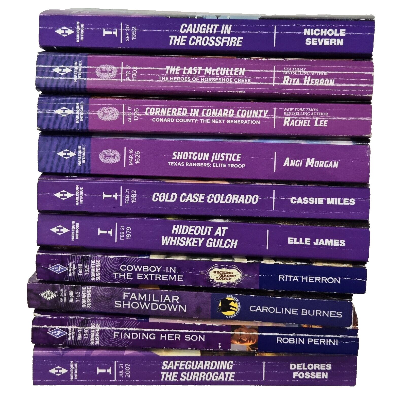Harlequin Intrigue Series Inspirational Romance Lot Of 62 Paperback ...