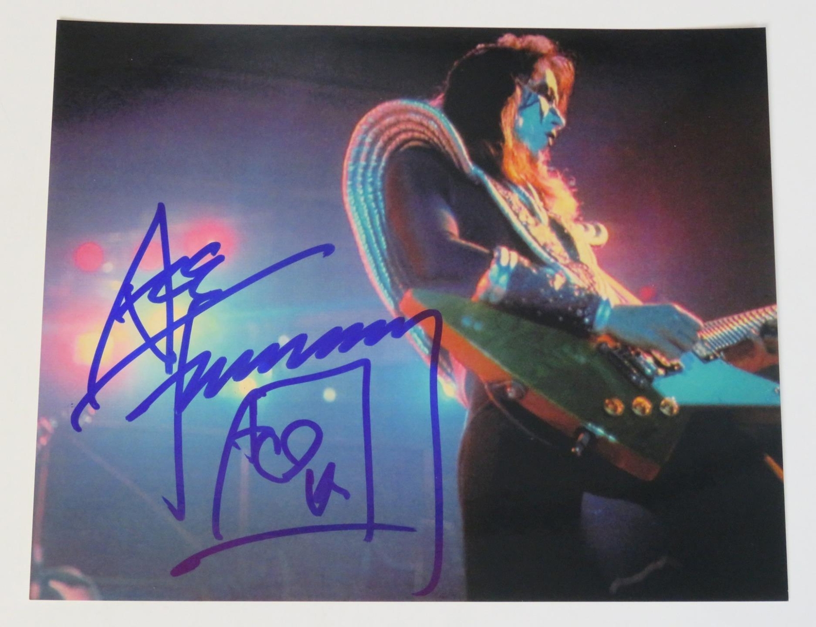 Ace Frehley Autographed Memorabilia | Signed Photo, Jersey ...