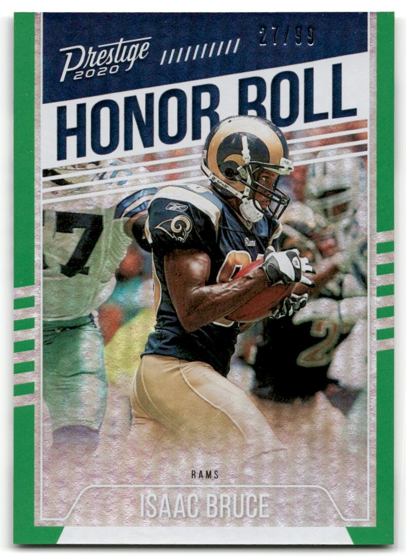 2020 Panini Prestige Honor Roll Xtra Points Green Football Card Isaac ...