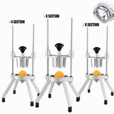 Fruit Dicer 4/6/8 Sections Citrus Lemon Wedge Slicer Vegetable Fruit ...